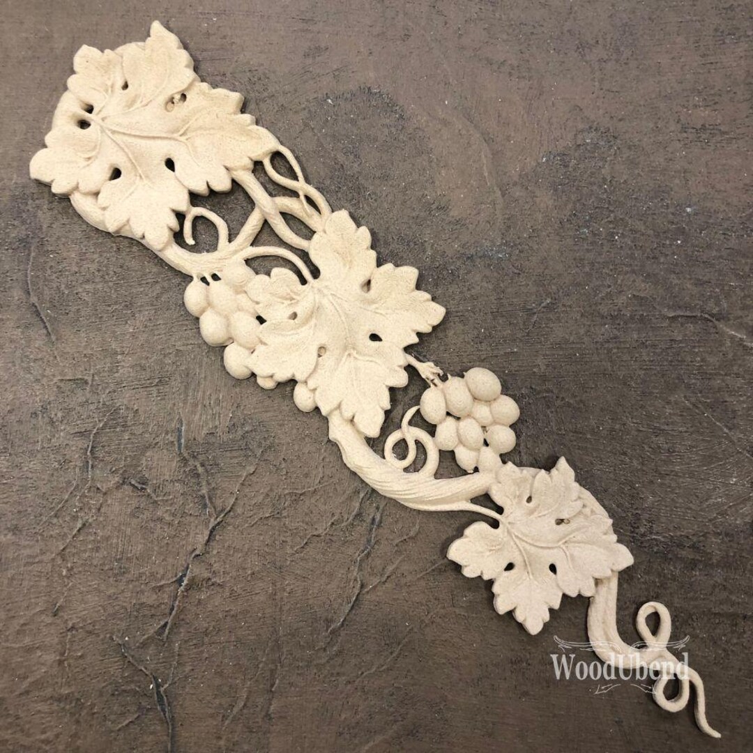 Bendable Wood Applique | Tree on Trellis, DIY Furniture Embellishment ...