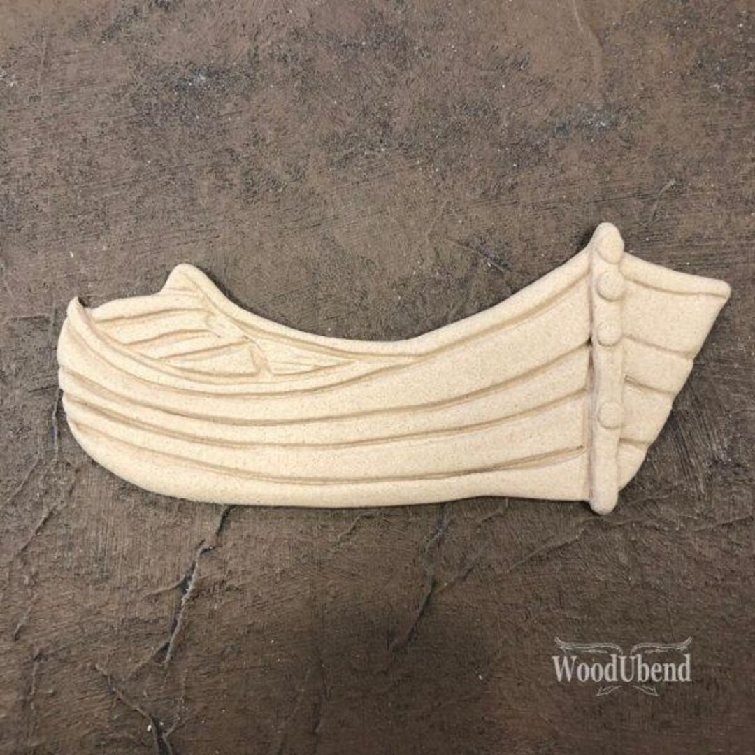 Bendable Wood Boat Applique | DIY Craft Molding, Pack of 2 - Etsy