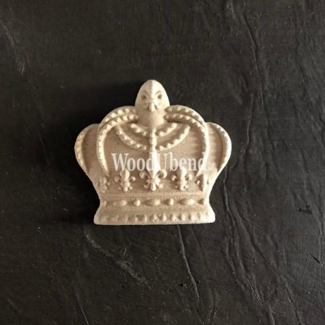 Bendable Wood Crown Appliques | Furniture Embellishments, DIY Projects ...