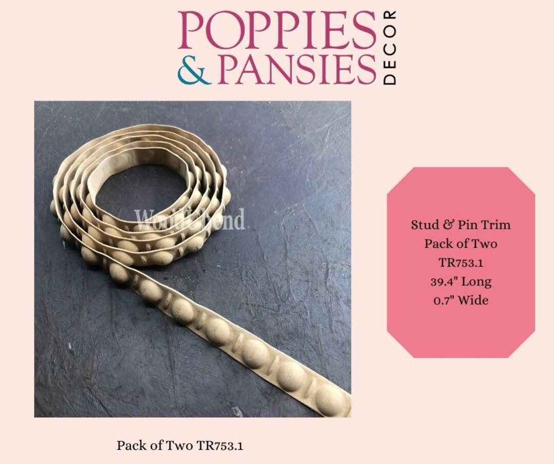 Pack of 2-bendable Wood Trim for Home Decor, Furniture & Other Craft ...