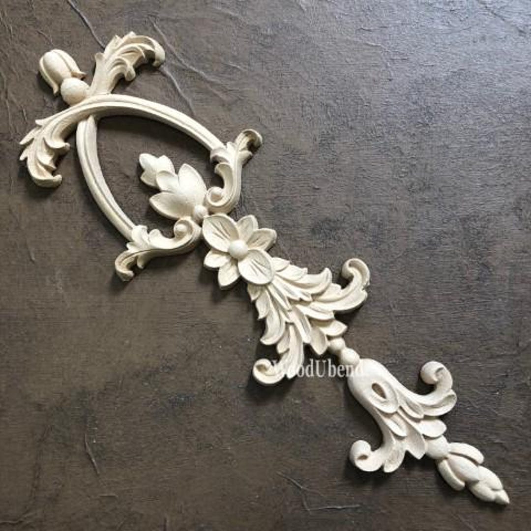 Bendable Wood Appliques - Decorative Furniture Molding, Set of 2 - Etsy