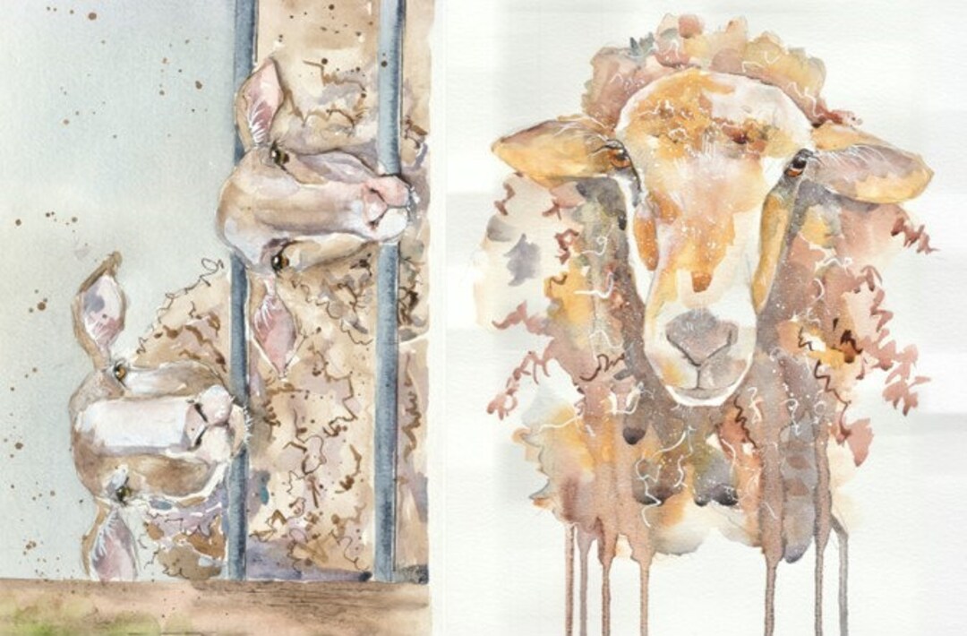 Sheep Decoupage Paper - Fall Craft Tissue Paper (20" X 30") - Etsy