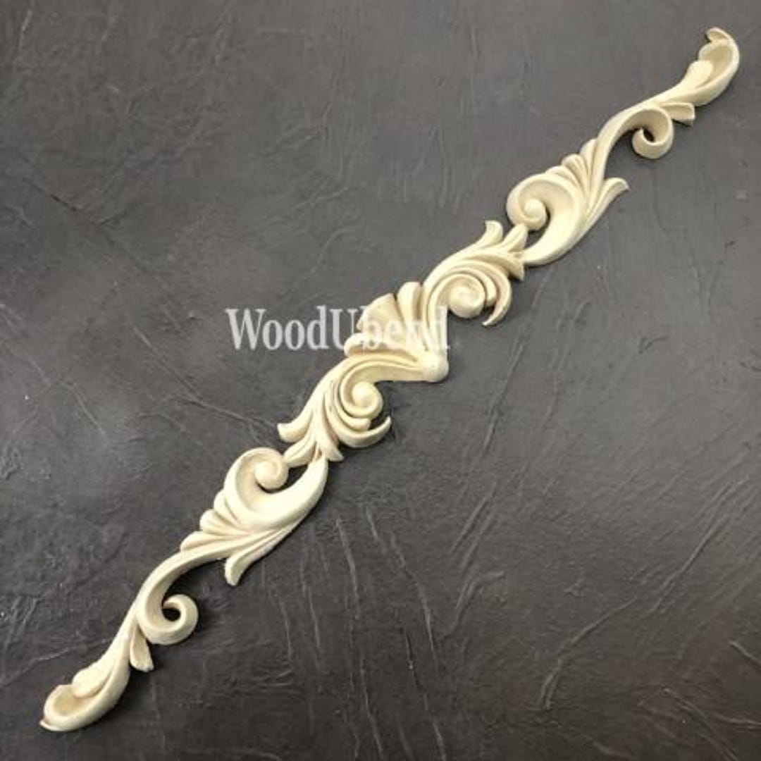 Bendable Wood Pediment Appliques | Furniture DIY, Crafting (pack of 2 ...