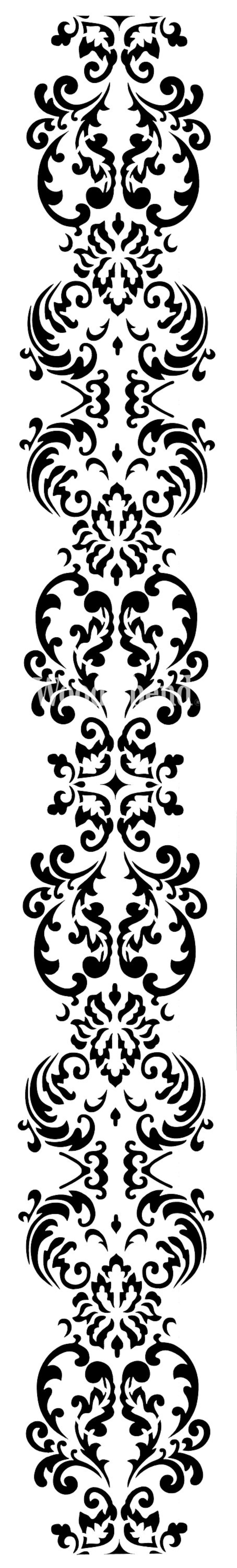 Longwall Panel Stencil by Posh Chalk - Reusable Unique Design for ...