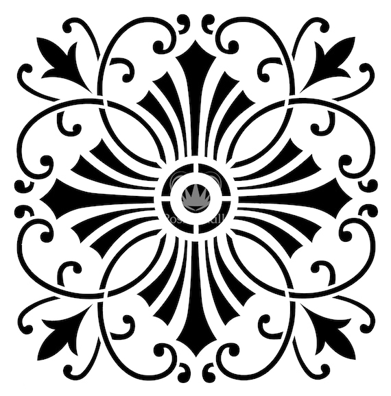 Posh Cross Stencil by Posh Chalk New Release | Etsy