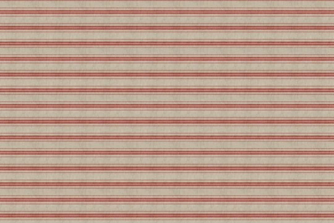 Red Ticking Decoupage Paper by Roycycled Treasures - High Quality ...