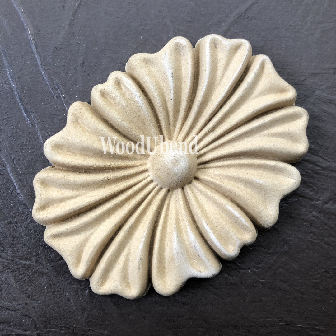 Woodubend Bendable Flower Appliques - Furniture & Craft Embellishments ...