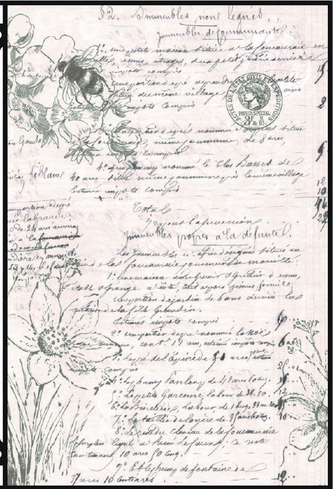 Natural History Roycycled Treasures Decoupage Paper - Etsy