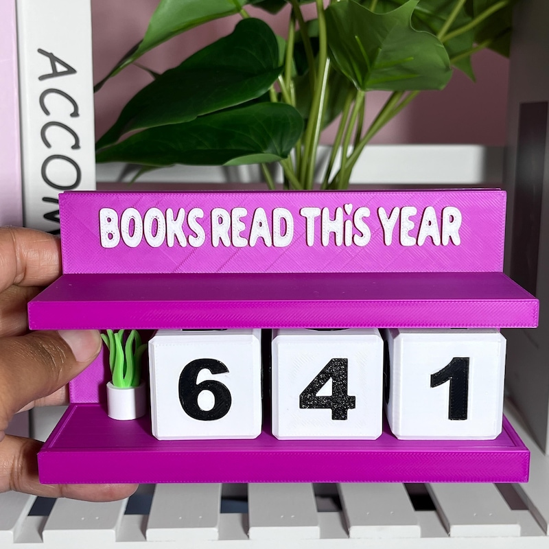Book Count Grey - Etsy