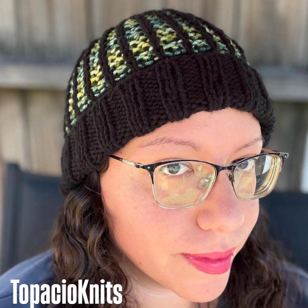 The Stained Glass Hat Knitting Pattern - Etsy