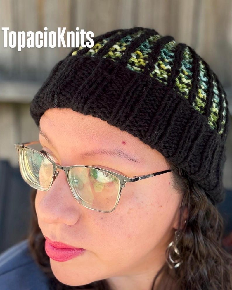 The Stained Glass Hat Knitting Pattern - Etsy