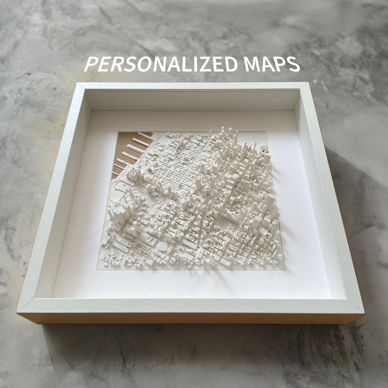 Custom 3d Map - Etsy