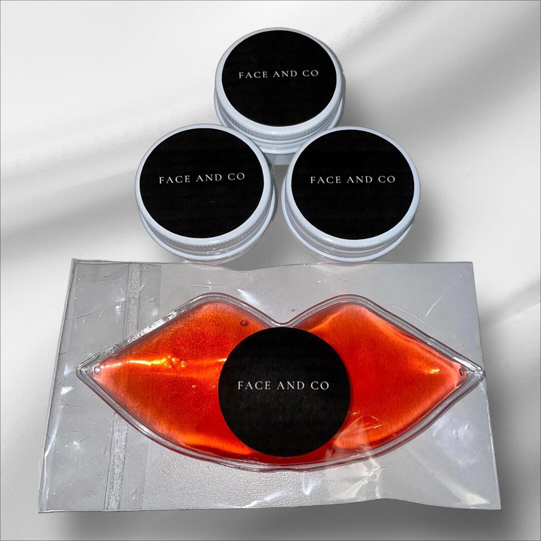 BUNDLE 100 Lip Ice Pack Cooler PLUS 100 Arnica Lip Balm. Personalised ...