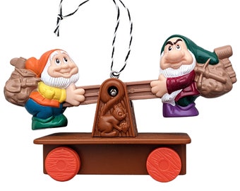 Snow White & the Seven Dwarfs Christmas Light Grumpy Ornament C.a. 2000 ...