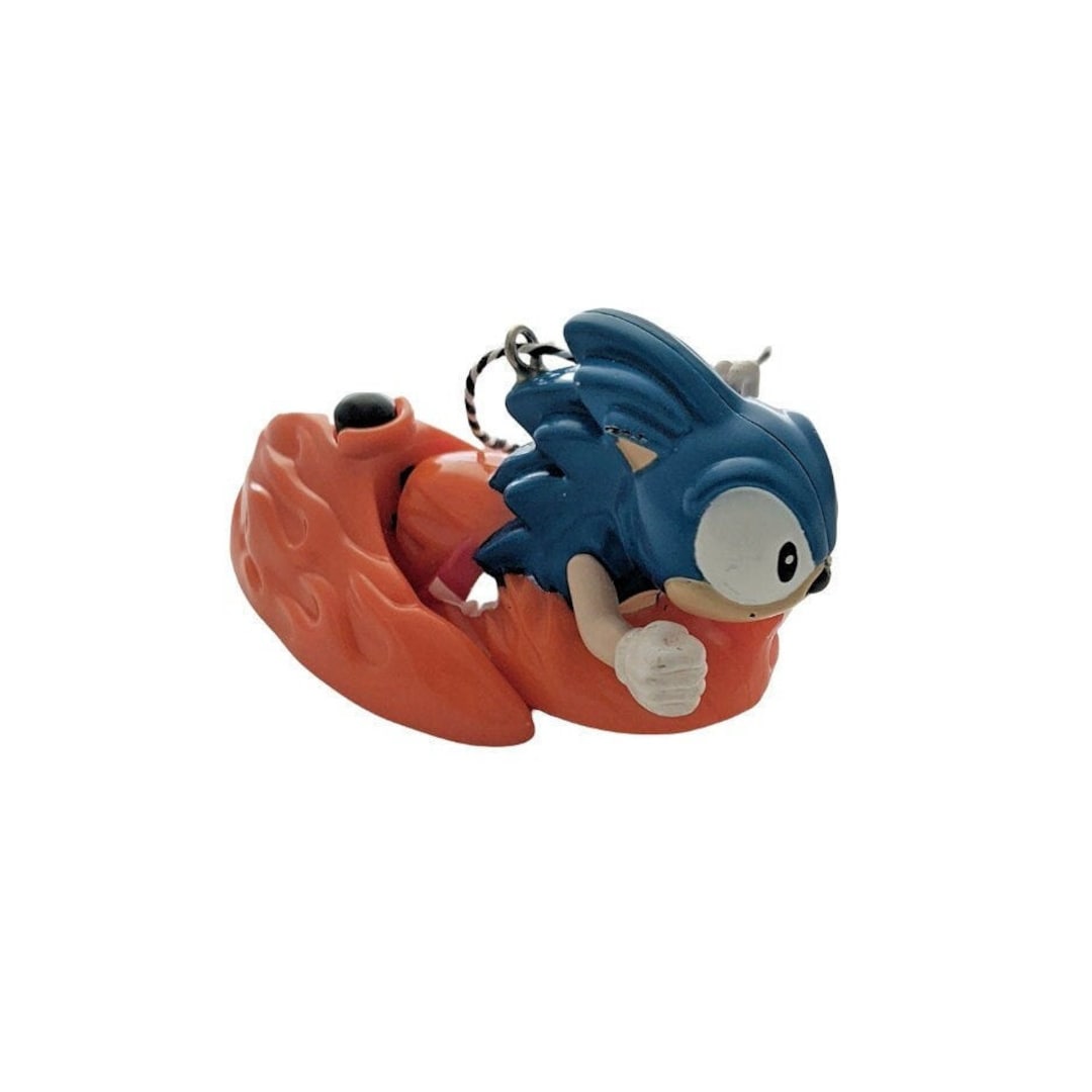 Sonic the Hedgehog・upcycled Vintage Ornament - Etsy