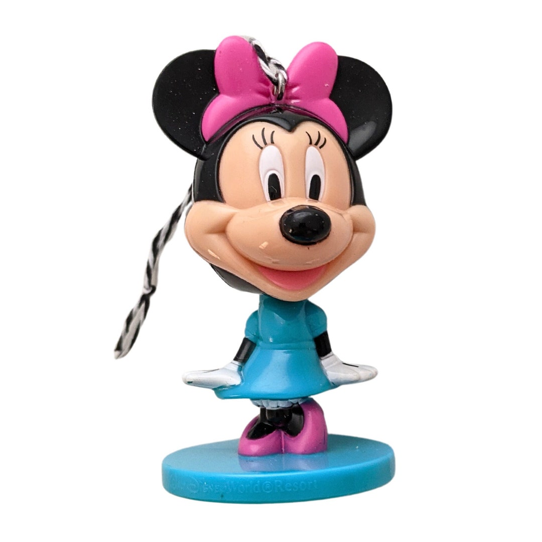 Minnie Mouse Bobblehead Ornament Upcycled Cereal Box Toy - Etsy