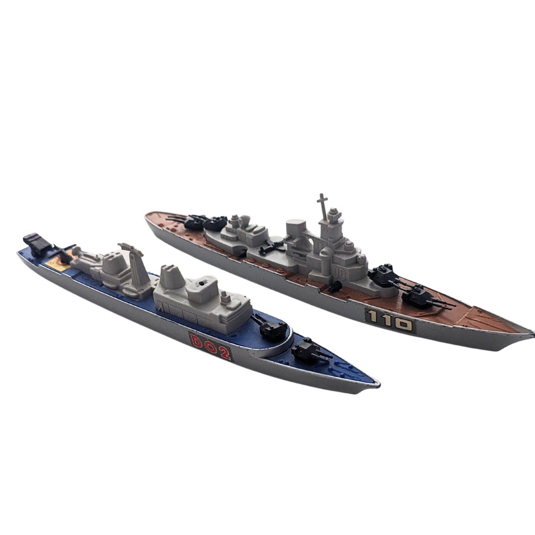 2 Vintage 1976 Matchbox Sea Kings Ships K308 Guided Missle Destroyer ...