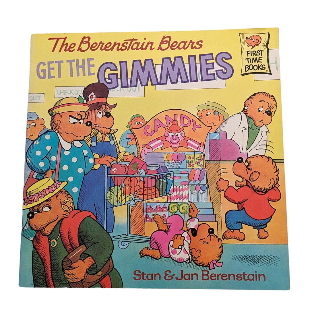 1988 Berenstain Bears GET THE GIMMIES Book - Etsy