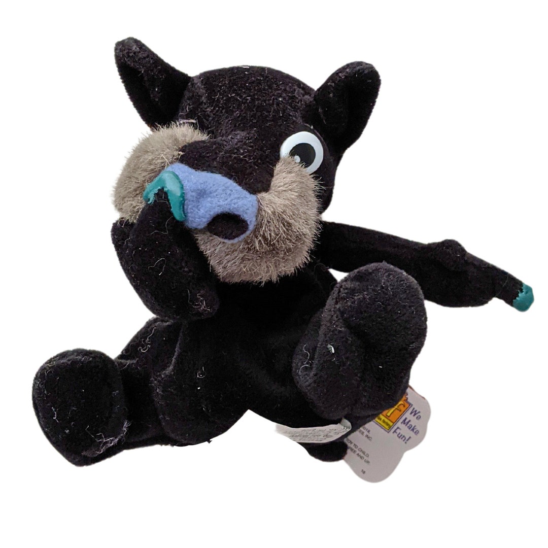 Vintage DIGGER the Snottish Terrier Dog Plush Toy 1998 Meanies Series 2 ...