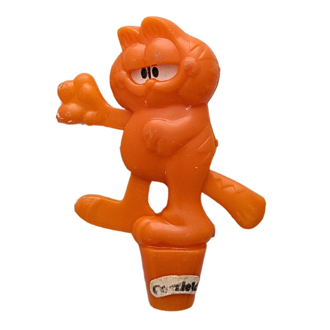 1981 Garfield Pencil Topper Vintage Kellogg Cereal Toy - Etsy