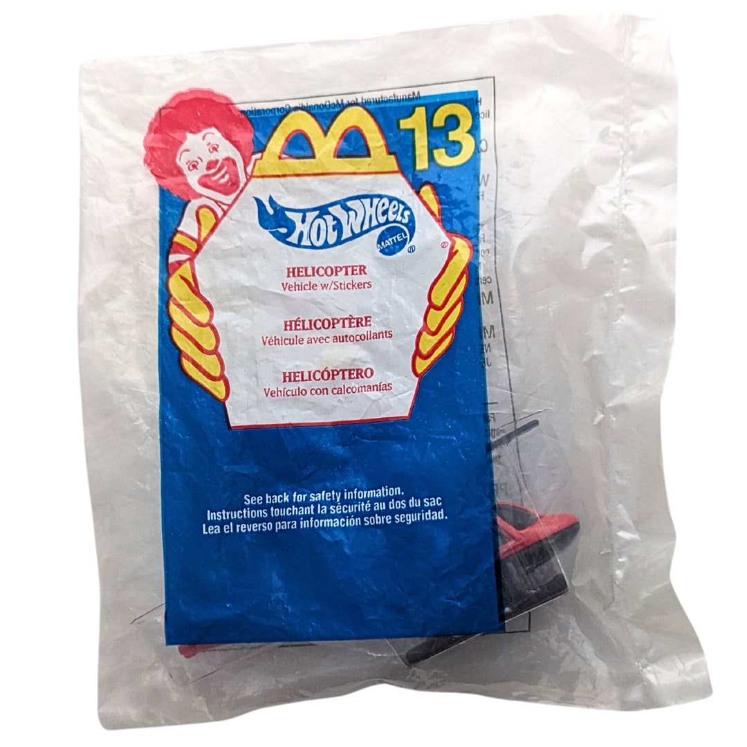 Hot Wheels Helicopter・vintage Mcdonald's Toy - Etsy