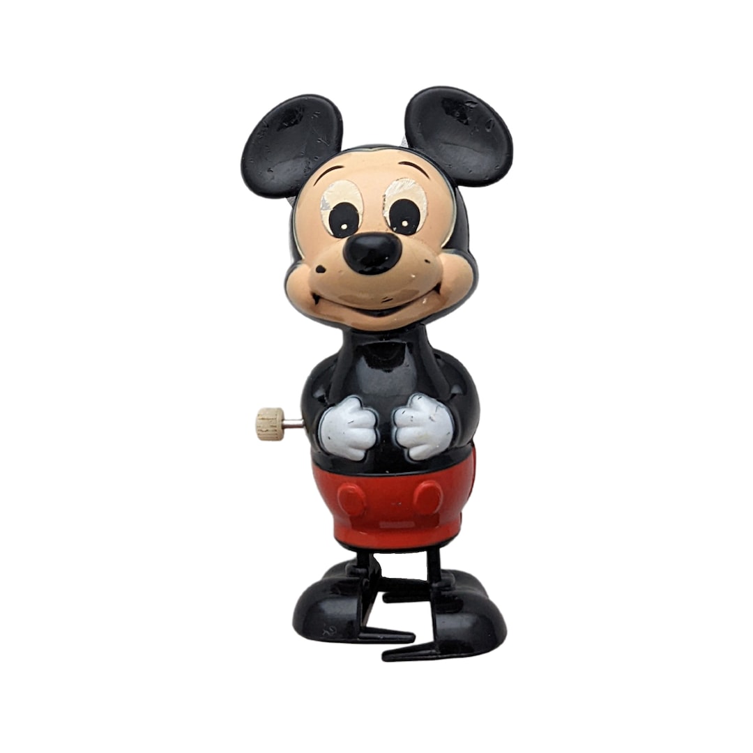 Walking Mickey Mouse・vintage TOMY Toy - Etsy