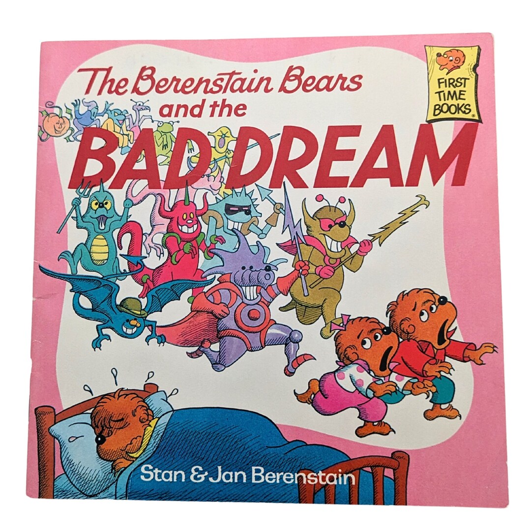 1988 Berenstain Bears and the BAD DREAM Book - Etsy