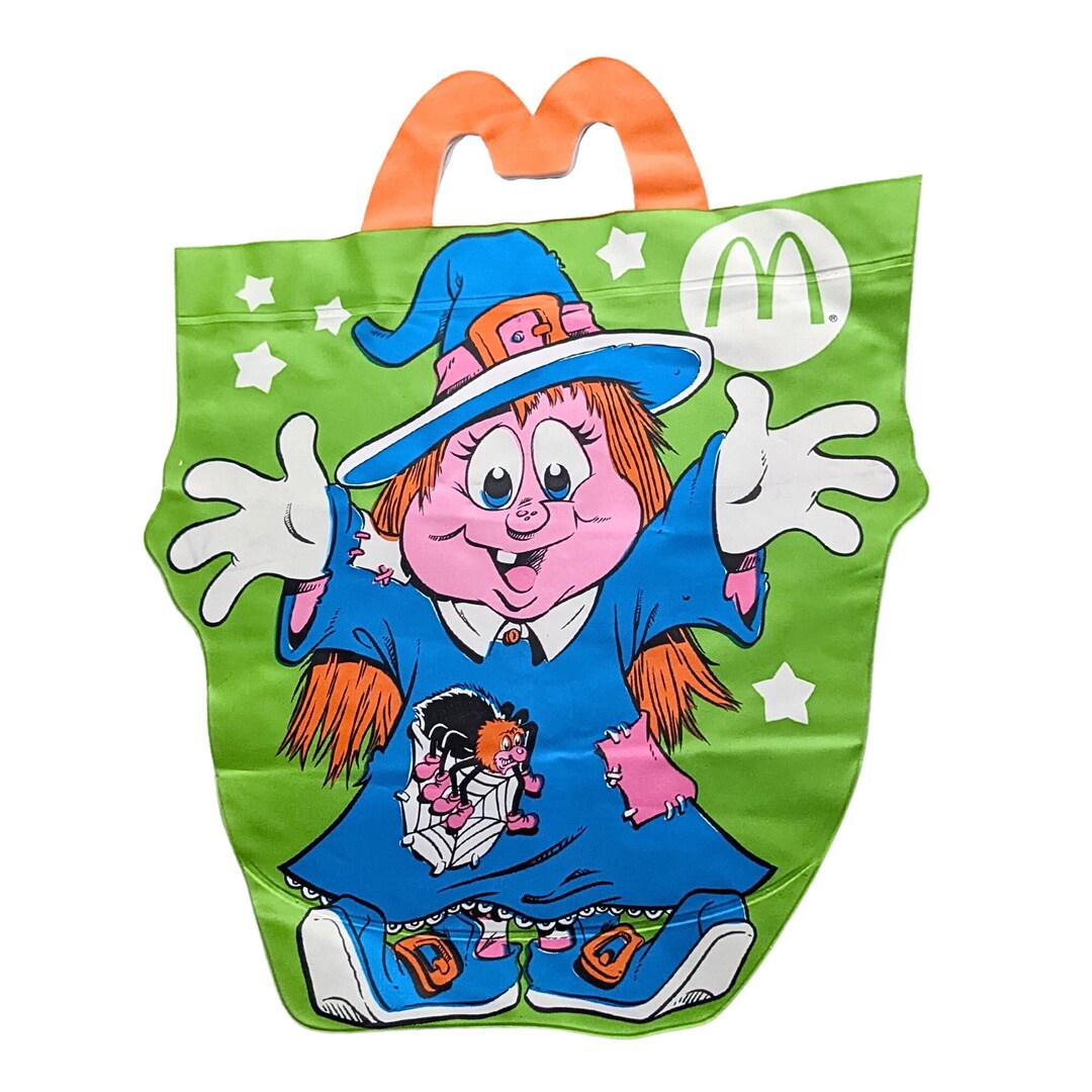 Mcboo WITCH Bag・vintage Mcdonalds Halloween Toy - Etsy
