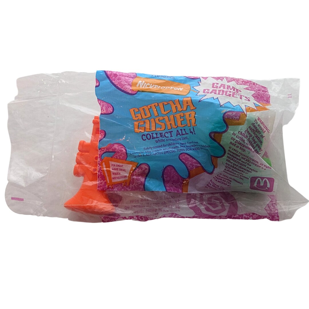 Gotcha Gusher・vintage Mcdonald's Nickelodeon Toy - Etsy