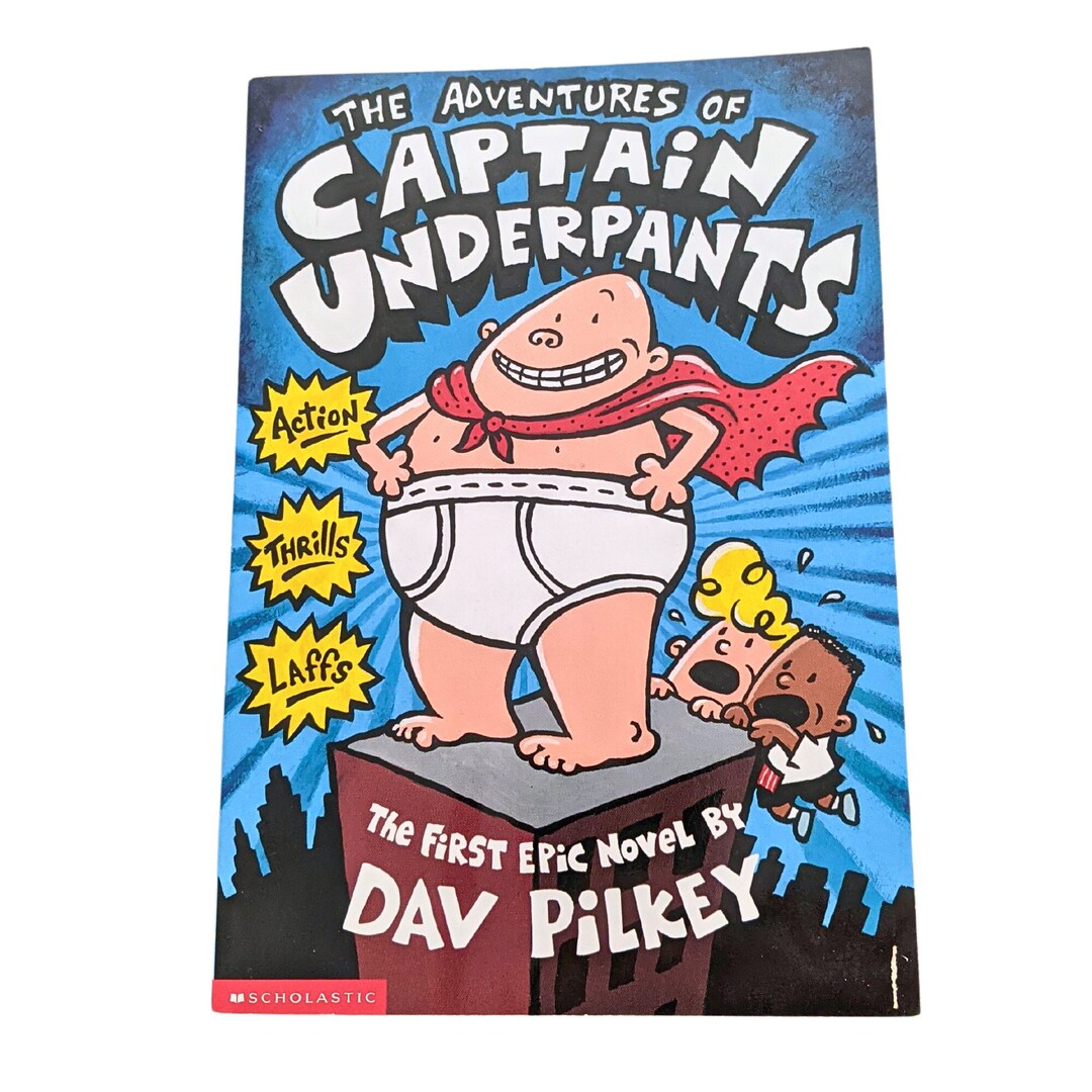 1997 the Adventures of Captain Underpants Comic Chapter Book - Etsy