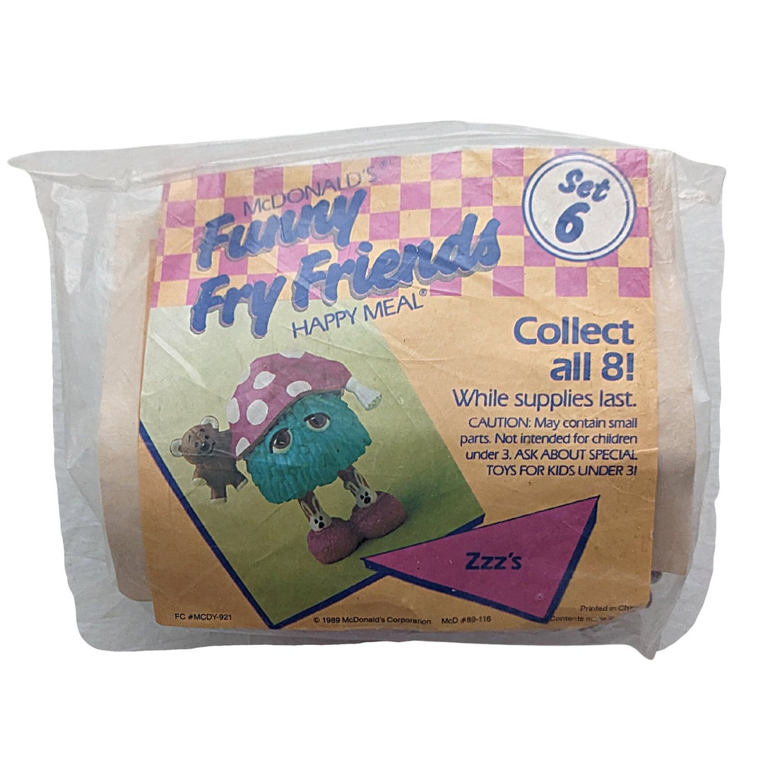 Zzz's Mcfry・vintage Mcdonald Funny Fry Friends - Etsy