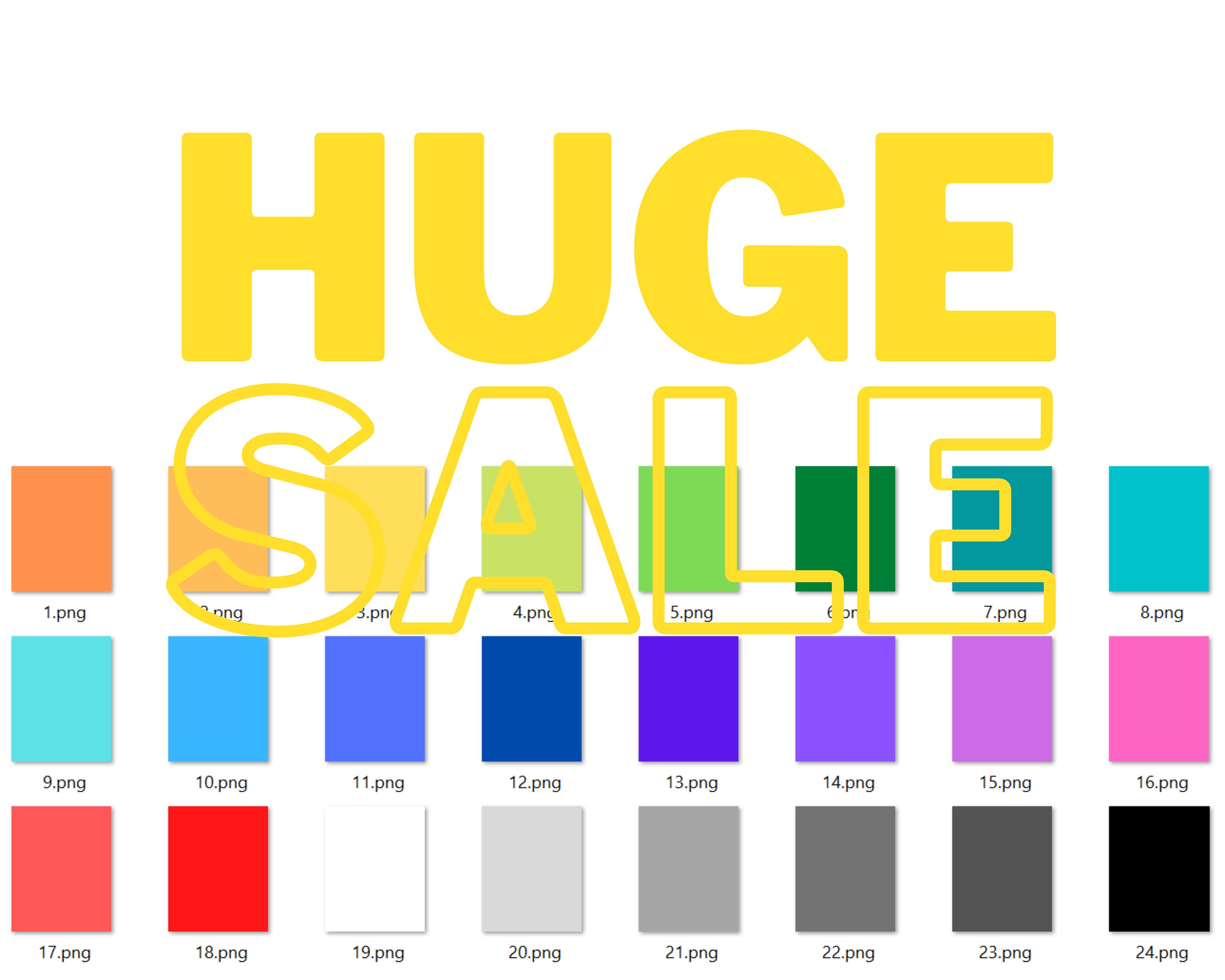 NFT Background Template- Colors 24 Pieces - NFT Generator Ready - Etsy