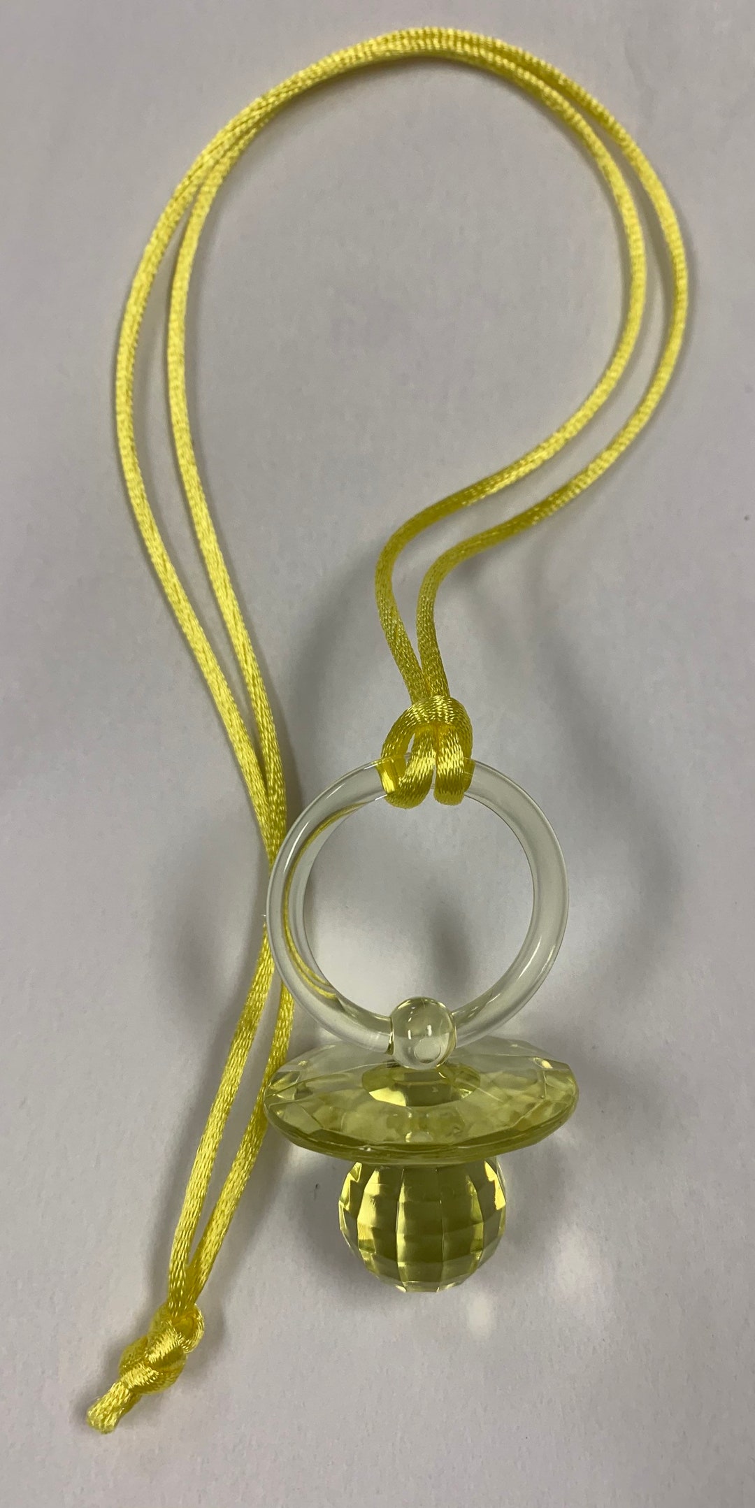 12 Pcs. Yellow Plastic Pacifiers Baby Shower Party Supply - Etsy