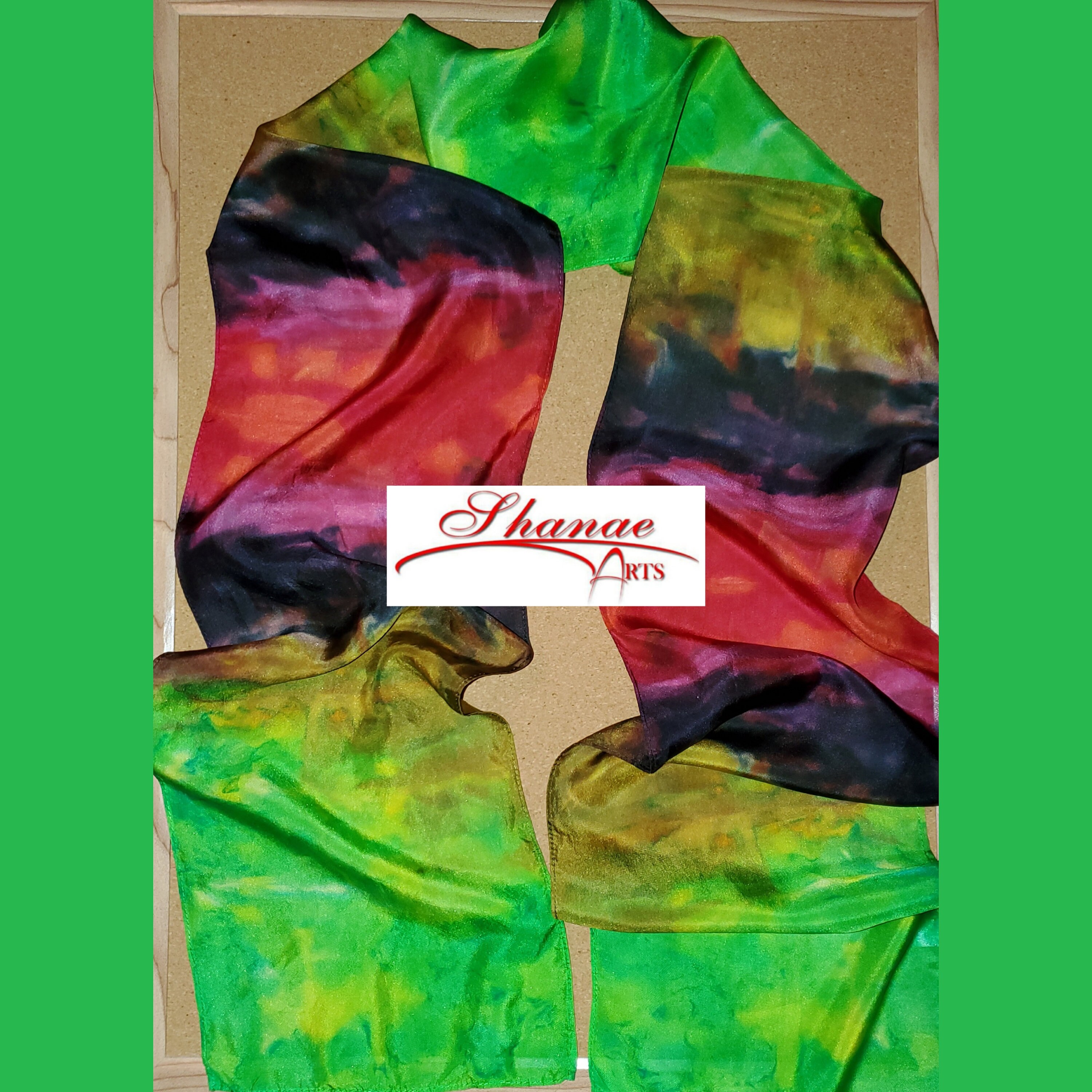 Black African American History Silk Scarf Kwanzaa Scarf Afrocentric ...