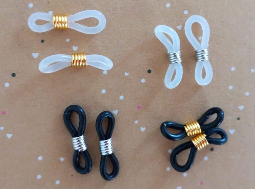 Silicone Connector for Glasses Chain/strap/cord. Anti-slip Spectacles ...