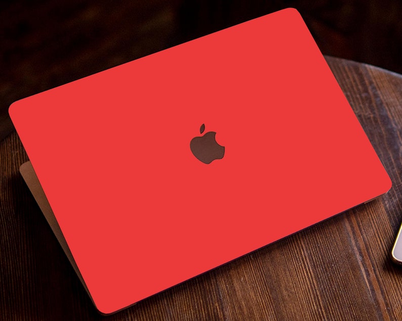 Red MacBook Skin MacBook Pro 13 2020 Air 13 2019 Skin | Etsy