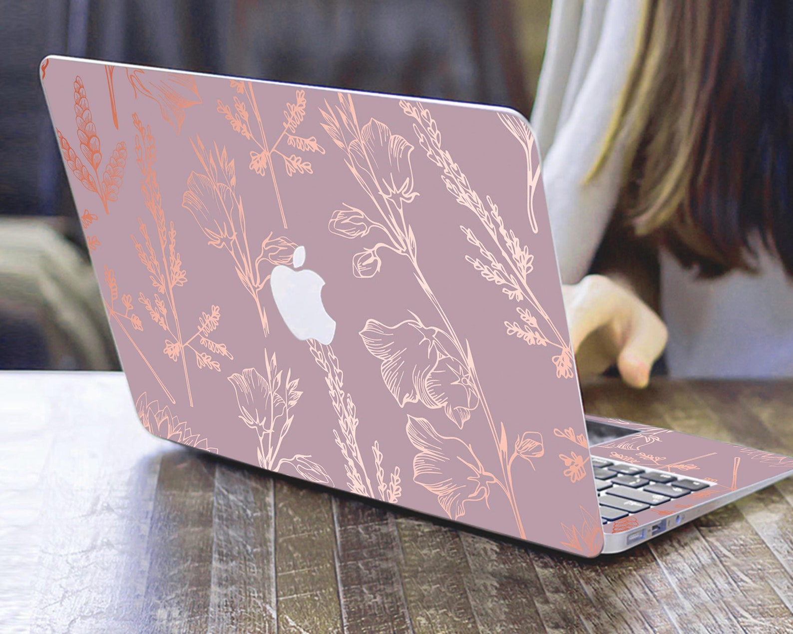 Pink Flower Patern MacBook Air 13 M1 Skin Macbook Pro 13 M1 | Etsy