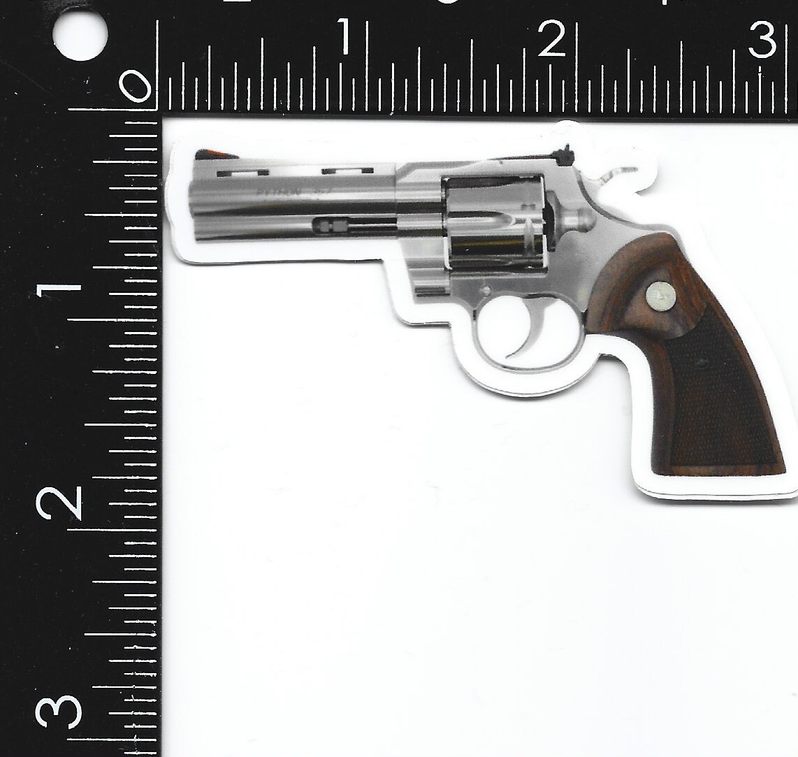 Smith and Wesson Revolver Pistol - Small HQ Vinyl Sticker - Etsy