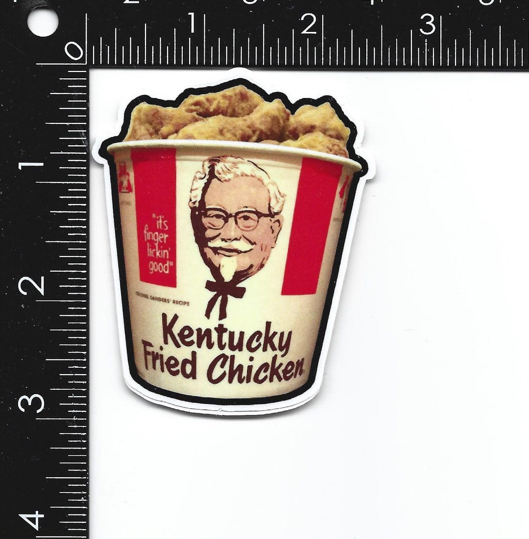 KFC Kentucky Fried Chicken - Vinyl Sticker - Free Shipping in USA - Etsy