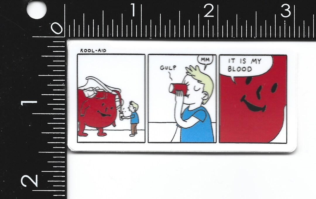 Kool-aid Blood - HQ Vinyl Sticker - Free Shipping in USA - Etsy