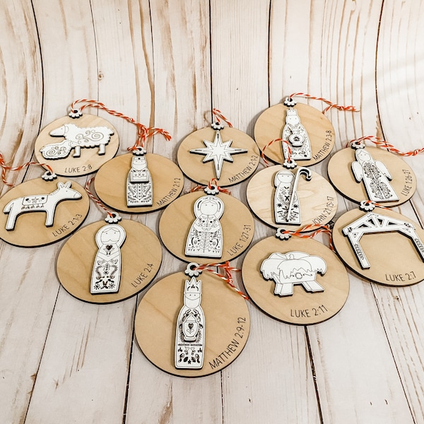 12 Days of Christmas Ornaments - Etsy