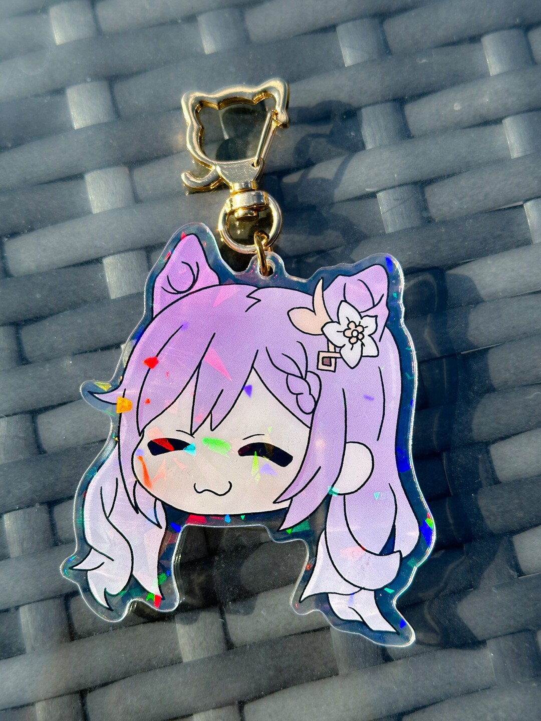 Genshin Impact Keychain Keqing Acrylic Keychains Mondstadt, Liyue ...