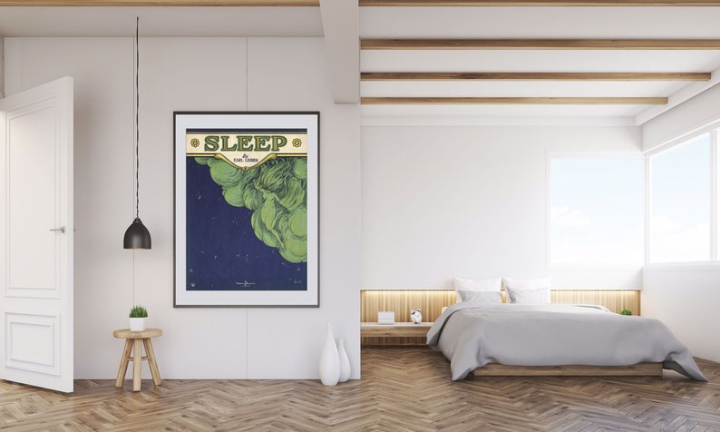 Sleep Sheet Music Cover Art Print small - Etsy