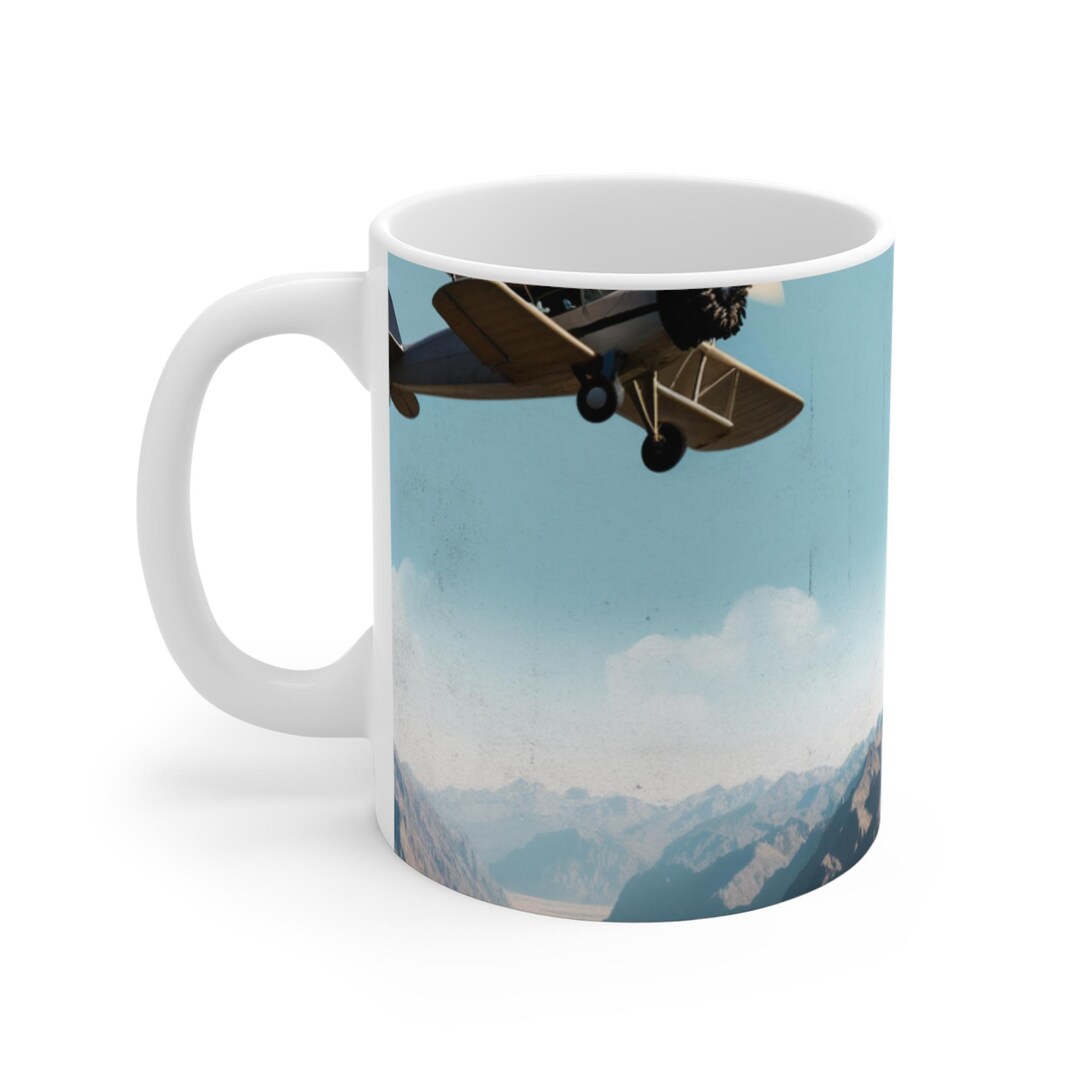 Vintage Airplane Adventure Inspired 11 Oz Mug: the Liberty of ...