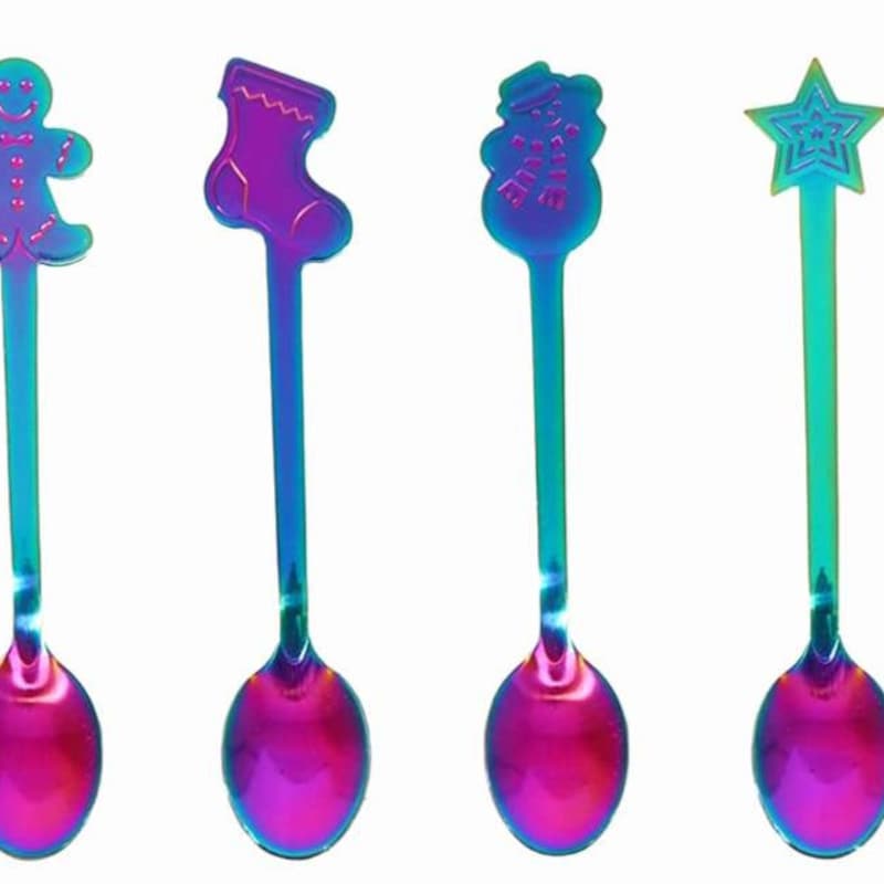 Rainbow Coffee Spoon - Etsy