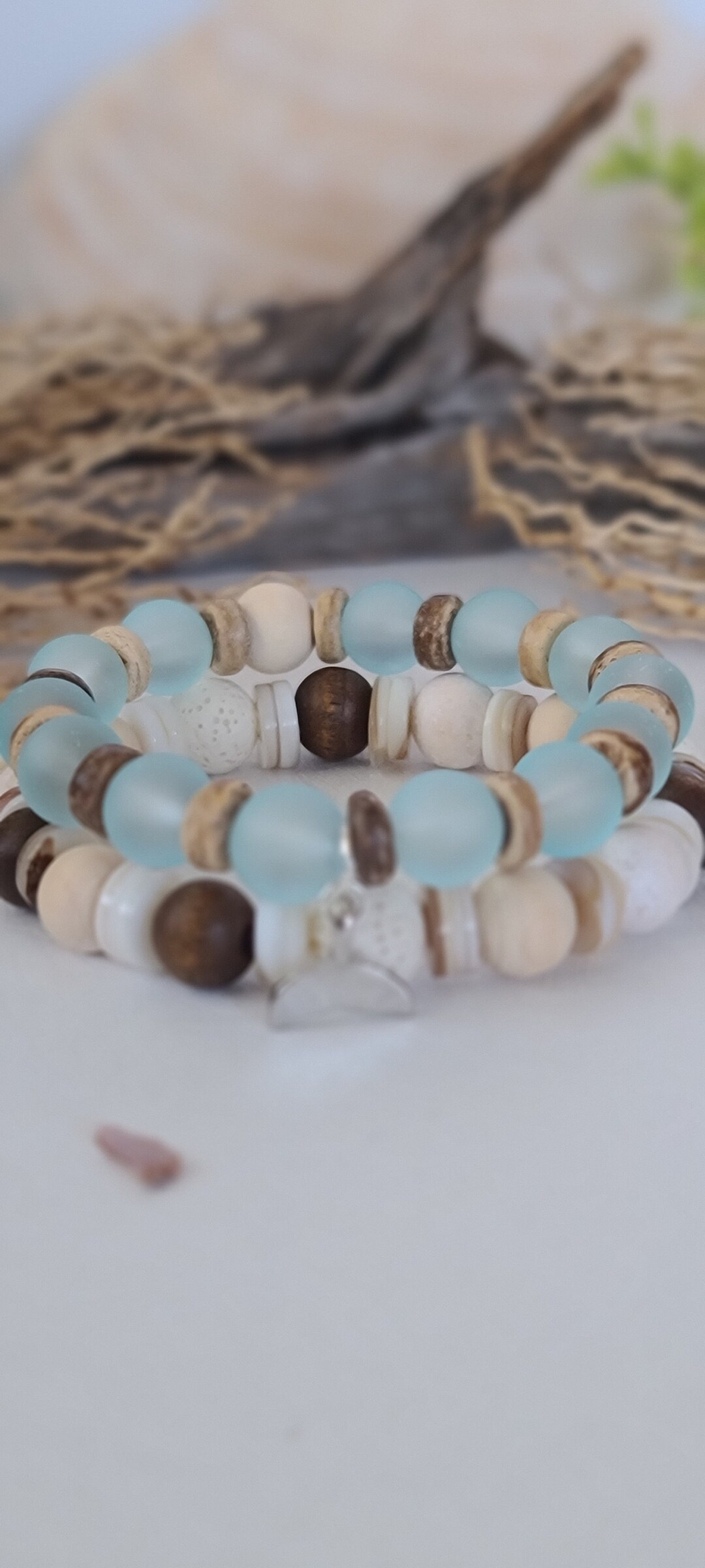 Coastal Style Beach Bracelets, Sea Glass Bracelets, Girls Trip Gifts ...