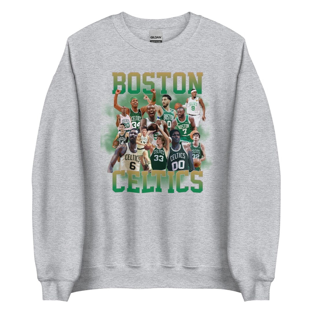 Boston Celtics Legends Crewneck Sweatshirt: Basketball Fan Gift - Etsy