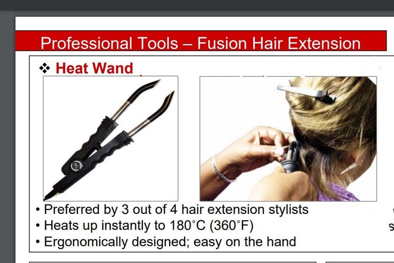 Heat Wand for Hair Extension - Etsy