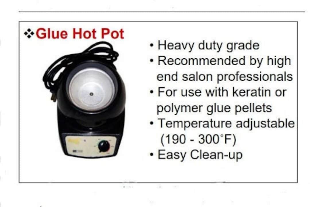 Glue Melting Pot for Melting Keratin Polymer Fusion Glue Pre-bonded ...