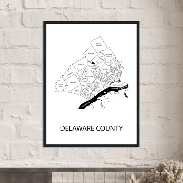 Delaware Poster - Etsy